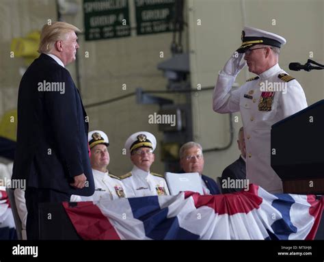 On July 22 2017 During The Commissioning Ceremony Of Uss Gerald R