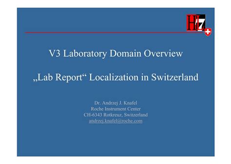 v3 laboratory domain overview „lab report“ localization in hl7