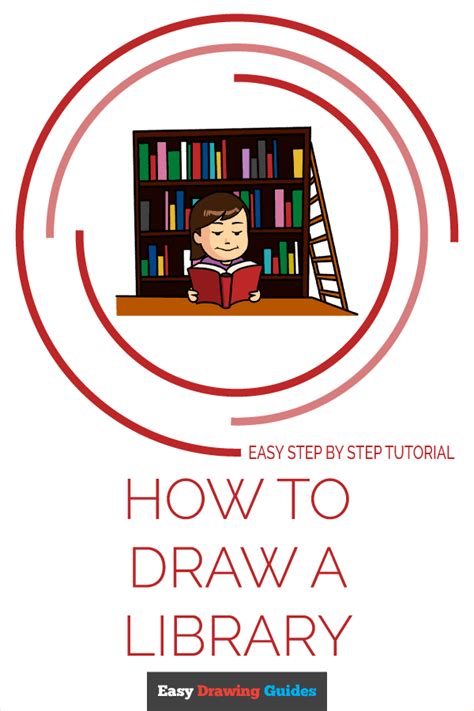 How To Draw A Library Really Easy Drawing Tutorial