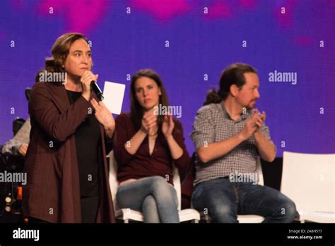 Ada Colau L Photo By Jorge Gonzalez Pacific Press Stock Photo Alamy