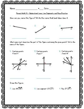 Line Segments Rays And Angles Worksheets SexiezPix Web Porn