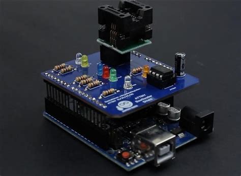 Attiny Bootloader Shield Attiny85 Attiny25 Attiny45 Attiny13a