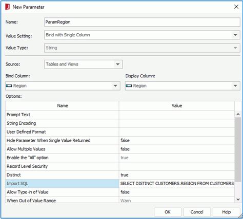 Filtering A Parameter With Another Parameter Logi Analytics