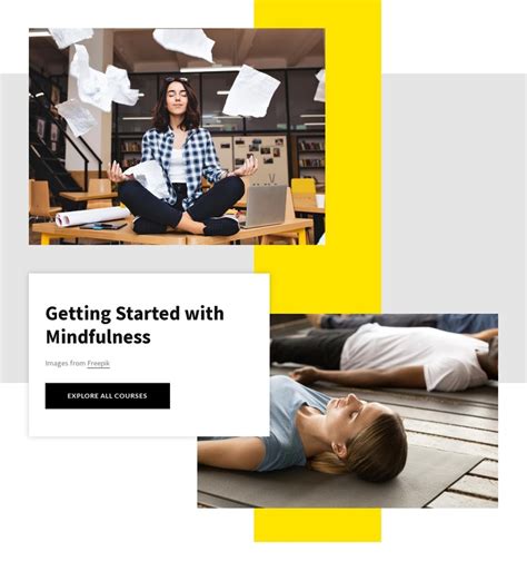 mindfulness exercises css template by nicepage