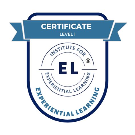 Experiential Learning Certificate Level 1 Credly