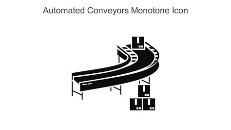 Automated Conveyors Monotone Icon In Powerpoint Pptx Png And Editable Eps Format PPT PowerPoint