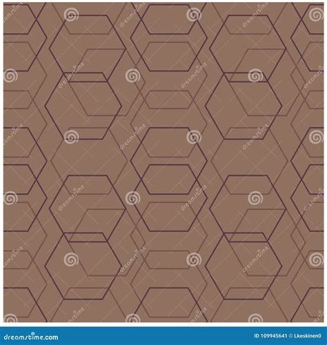 Geometric Hexagon Uneven Seamless Pattern Stock Vector Illustration Of Tile Business 109945641