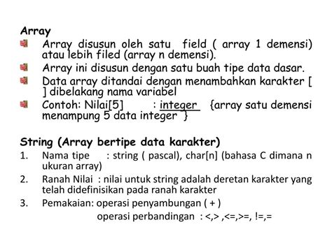 Ppt Tipe Data And Variabel Powerpoint Presentation Free Download Id