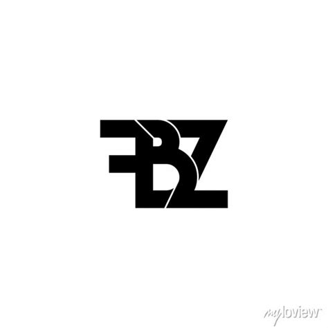 Fbz Letter Original Monogram Logo Design • Wall Stickers Consulting Idea Concept