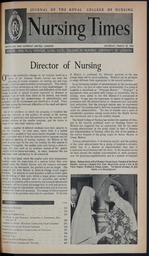 Issue 1950 03 18 Nursing Times