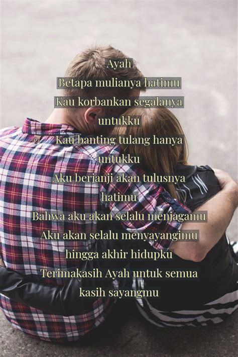 Kumpulan Puisi Ayah Singkat Menyentuh Hati