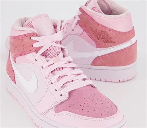 Air Jordan 1 Mid Digital Pink Cw5379 600 Release Info Photos