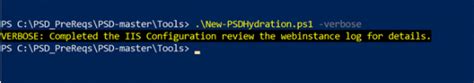 powershell deployment getting started with the psd hydration kit