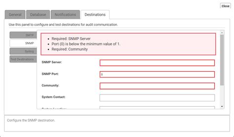 Configuring Snmp Settings