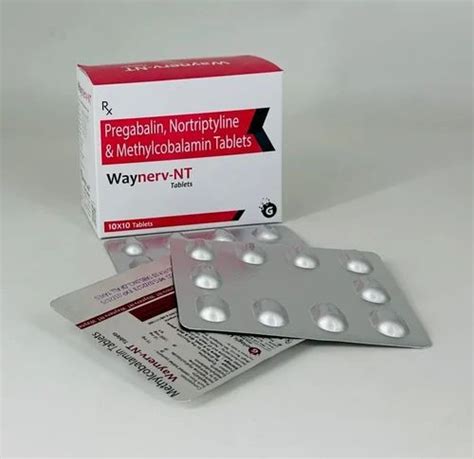 Pregabalin Nortriptyline Methylcobalamin Tablet At ₹ 1990 Box