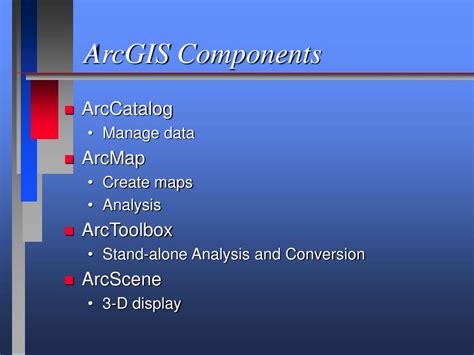 Ppt Arcgis Desktop Powerpoint Presentation Free Download Id468310