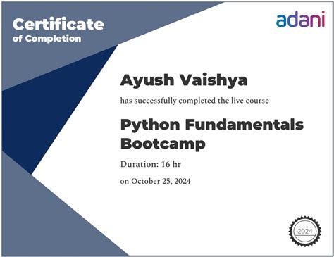 Ayush Vaishya On Linkedin Im Happy To Share That Ive Obtained A New