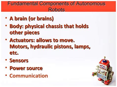 basics and introduction of robotics ppt