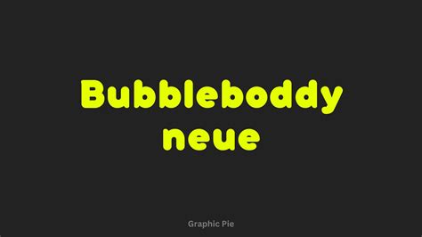 10 Best Bubble Fonts On Canva 2025 Graphic Pie