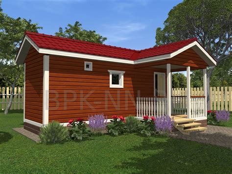 Баня каркасная 2,5х7 с террасой К029 под ключ в Нижнем Новгороде