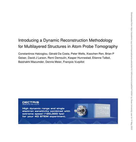 Pdf Introducing A Dynamic Reconstruction Methodology For Multilayered