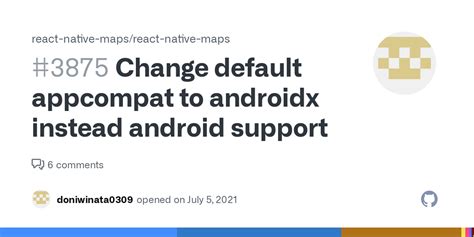 Change Default Appcompat To Androidx Instead Android Support Issue React Native Maps