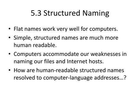 Ppt Naming Ii Powerpoint Presentation Free Download Id5930502