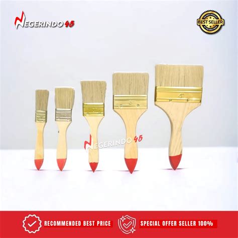 Jual Kuas Cat 1 1 5 2 2 5 3 4 Kuas Tembok Kuas Kayu Kuas Tembok