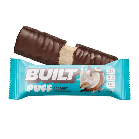 Mua Built Bar Puff Protein Bars Coconut Puff 17g Protein Snacks On
