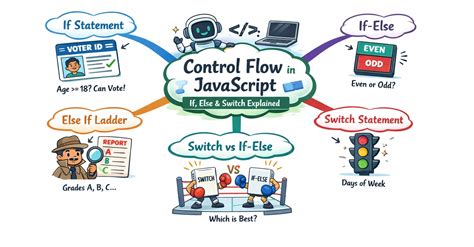 Control Flow In Javascript If Else And Switch Explained With Real