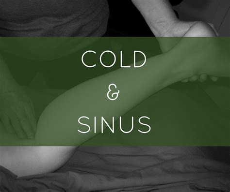 Cold Sinus Problems Spontaneous Muscle Release TechniqueSpontaneous Muscle Release Technique