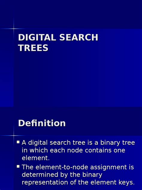 Digital Search Tree Pdf