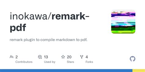 Github Inokawaremark Pdf Remark Plugin To Compile Markdown To Pdf