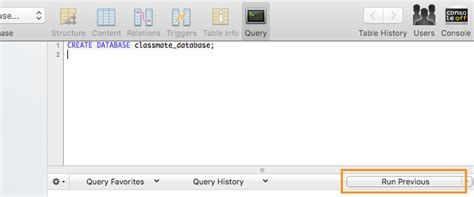 Sequel Pro Creating A Database