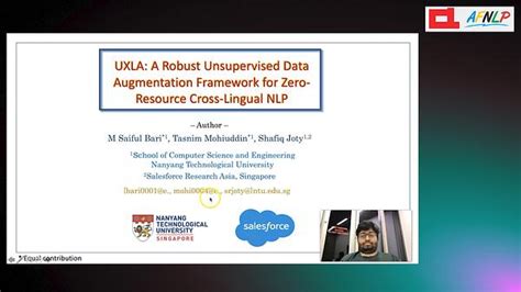 Underline UXLA A Robust Unsupervised Data Augmentation Framework For Cross Lingual NLP