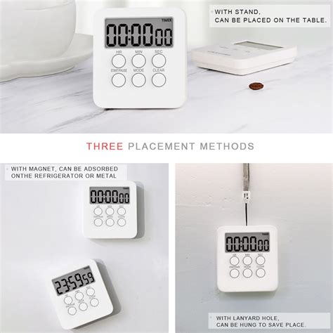 Digital Timer Clock Magnetic Cooking Countdown Ala Grandado