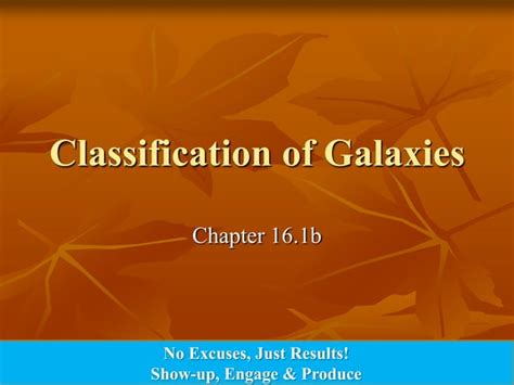 11b Classification Of Galaxies Ppt