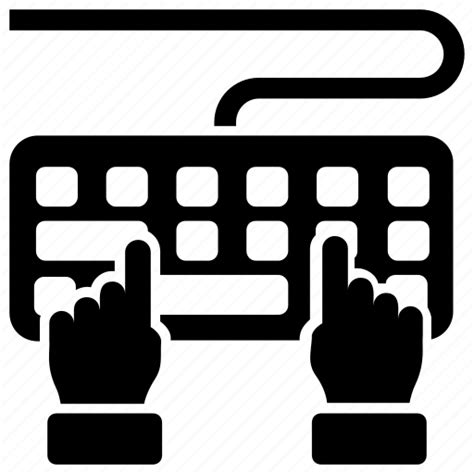 Computer Hardware Input Device Keyboard Typecast Typing Icon