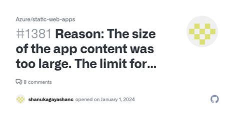Reason The Size Of The App Content Was Too Large The Limit For This