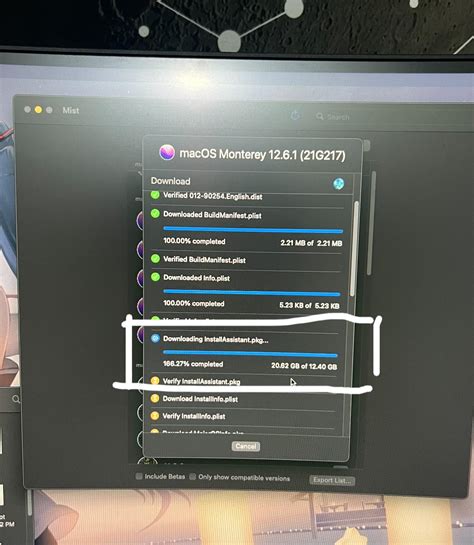 Installassistantpkg Downloads Showing More Than 100 Completion