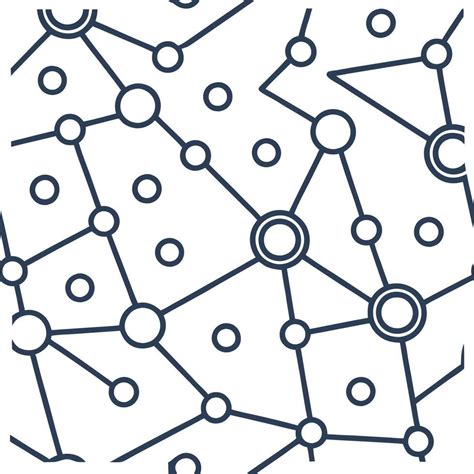 Modern Seamless Tile Design Featuring Digital Cyber Elements With