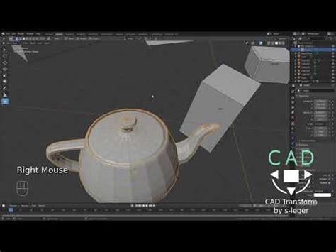 CAD Snapping And Transformations In Blender Plugin Video OSArch