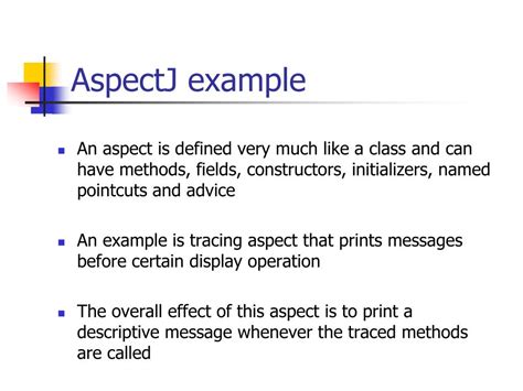 Ppt Aspect Oriented Programming Powerpoint Presentation Free