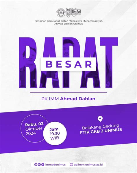 Poster Rapat Organisasi Di 2025 Desain Pamflet Desain Referensi Desain