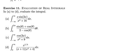 solved exercise 10 singularities and the residue theorem