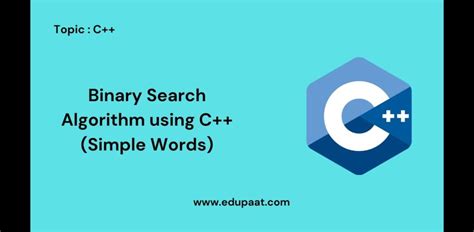 Binary Search Algorithm Using C Data Structure