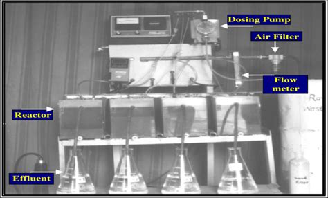 Model Of Four Continuous Flow Reactors As They Equipped In Parallel On