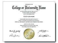 Degree Certificate