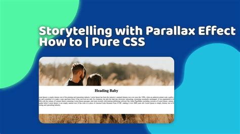 Storytelling With Parallax Effect How To Create Paralllax Effect