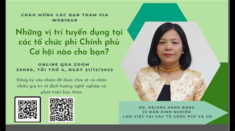 Webinar 3 Các Vị Trí Hay Tuyển Dụng Trong Tổ Chức Ngo Youtube